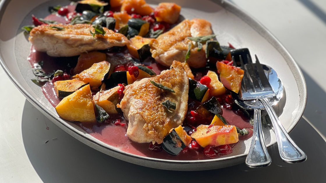 Baked Chicken Breast With Red Wine and Cranberry Reduction – BrocElite