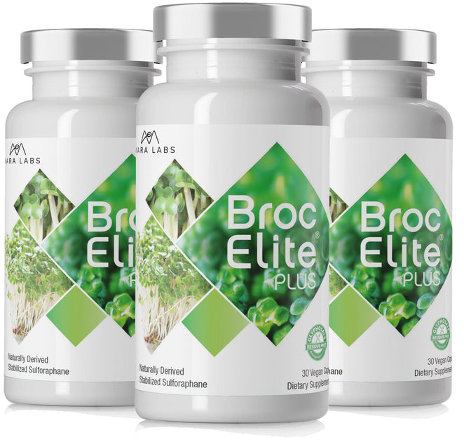 BrocElite® Plus - 30 caps - 3 bottles GM
