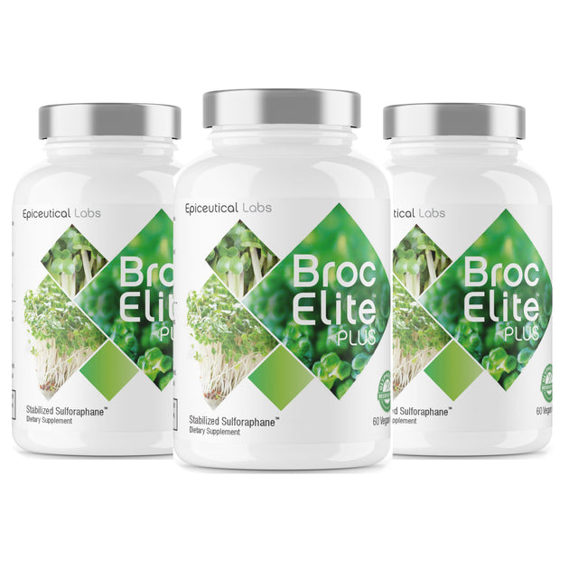 BrocElite® Plus - 30 caps - 3 bottles**